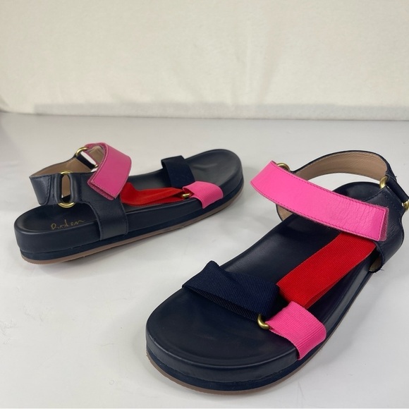 Boden | Shoes | Boden Colorblock Sandals Size 37 Us 6 | Poshmark